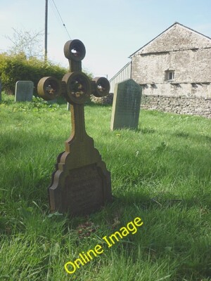 Photo 6x4 Iron cross grave marker, St Michael & All Angels Church ...
