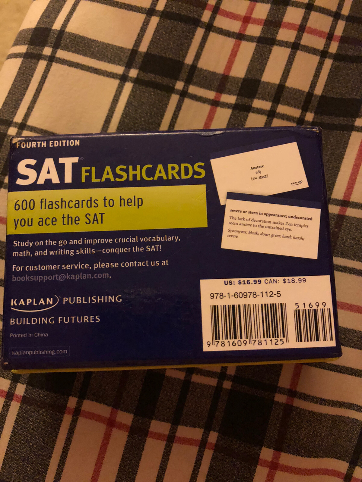 Kaplan Test Prep Ser.: Kaplan SAT Flashcards by Kaplan (2011, Cards ...