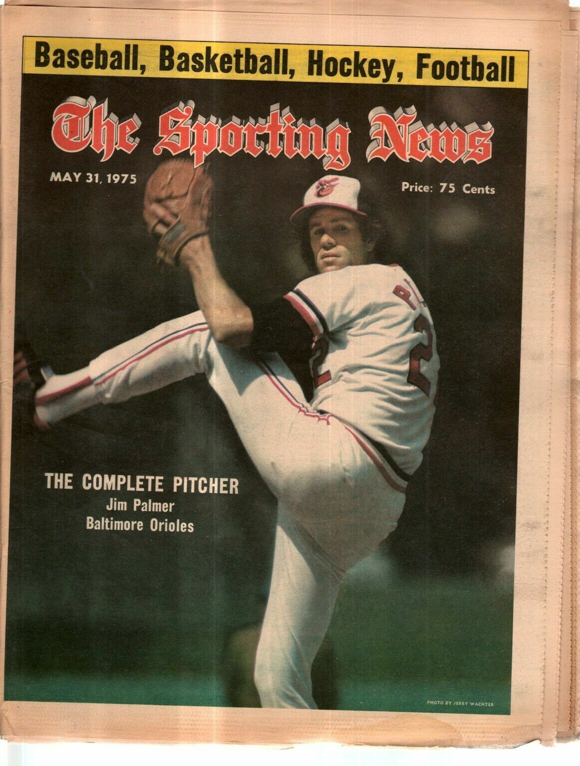 The Sporting News Newspaper May 31 1975 Complete Pitcher Orioles Jim ...