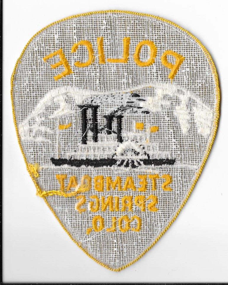 Steamboat Springs Police Department, Colorado Shoulder Patch | eBay