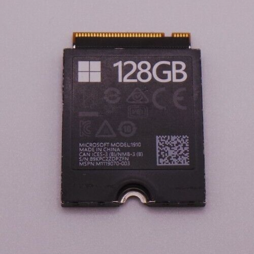 Microsoft 128GB NVMe SSD Model 1910 MS PN M1119070-003 | eBay