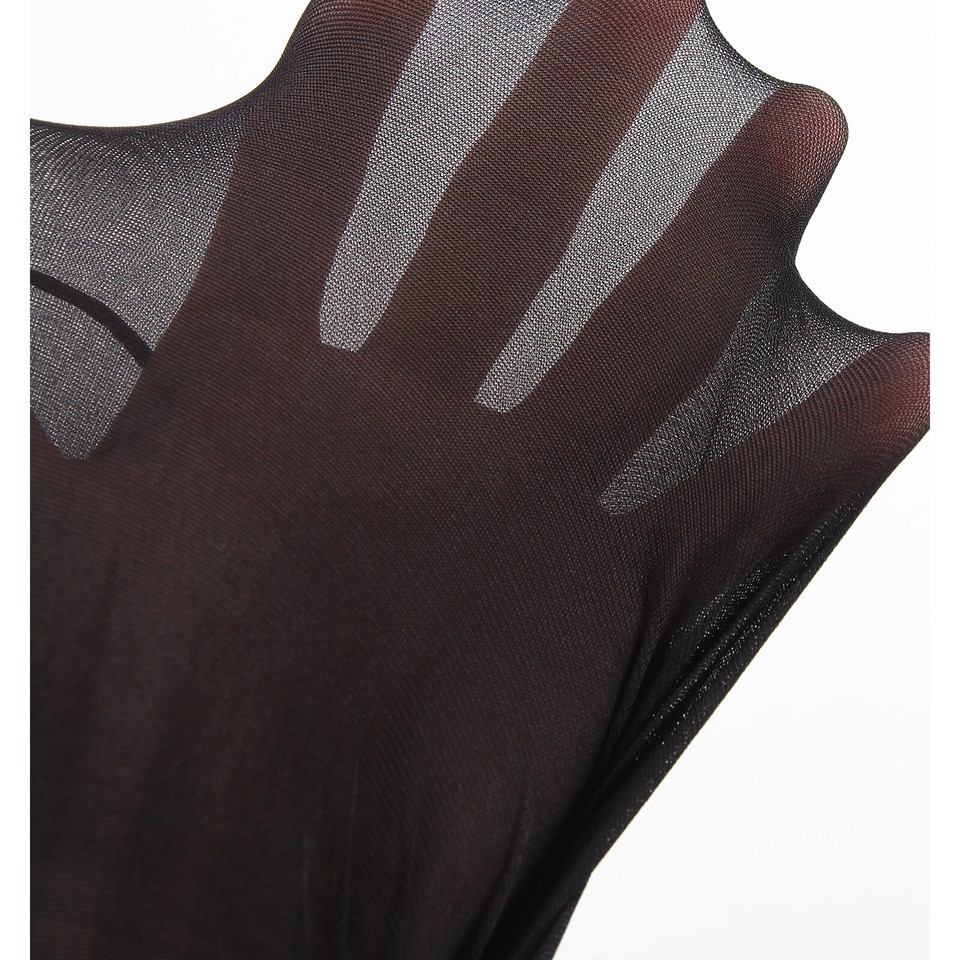 Womans Glossy See-through Bodysuit One Piece Swimwear Sexy Sheer ...