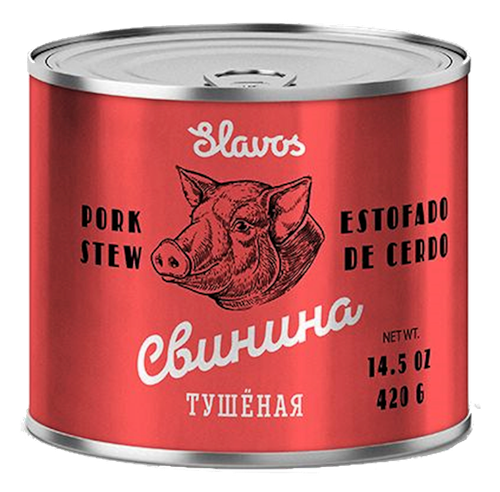 Slavos PORK Tushonka 14.5oz 400g All Natural Canned Meat Stew | eBay
