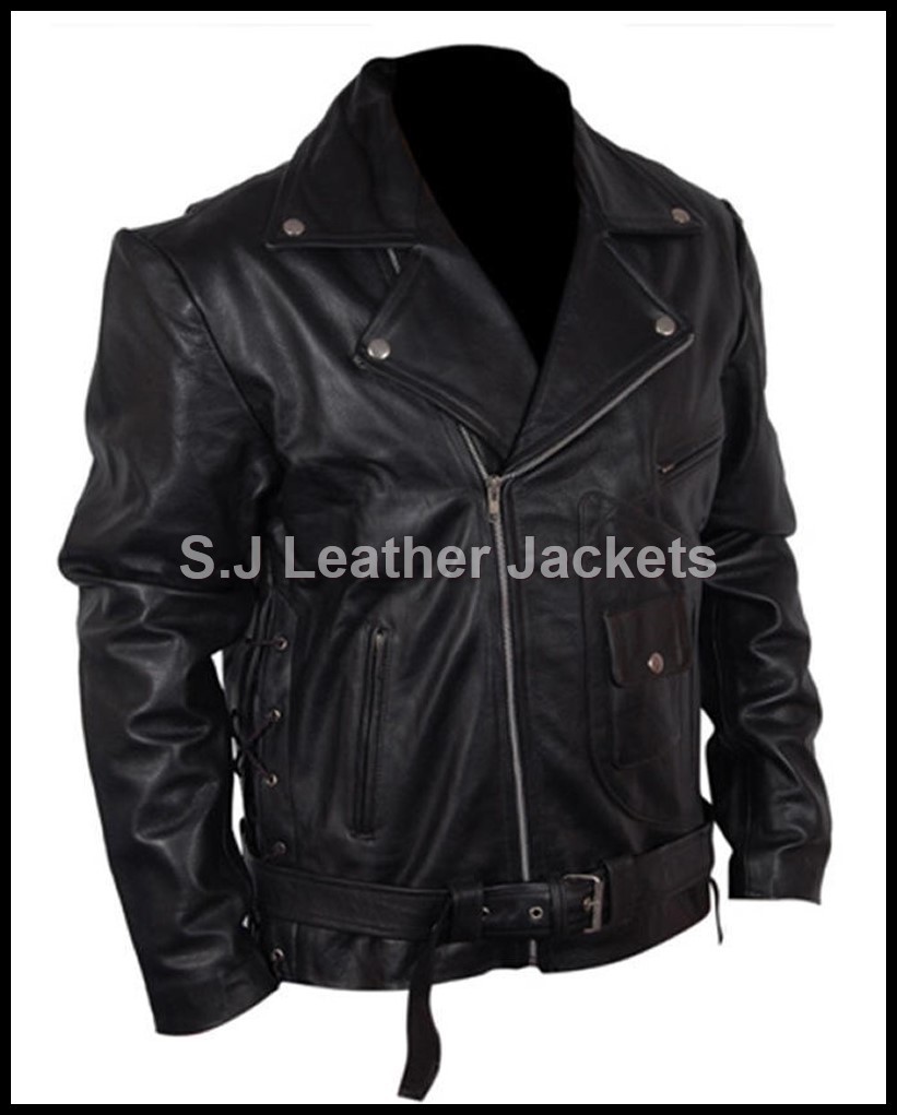 Men's Fashion Genuine Leather High Quality Jacket | eBay