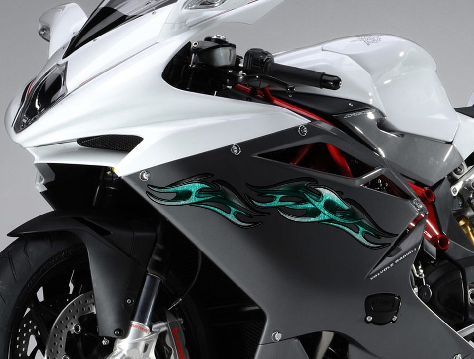 Tribal Bike Sticker, Dirt Bike Full Color Vinyl Sticker, Tribal Sport ...