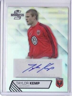 2013 Topps MLS Super Draft Autograph #TK Taylor Kemp Auto RC - Flat S/H ...