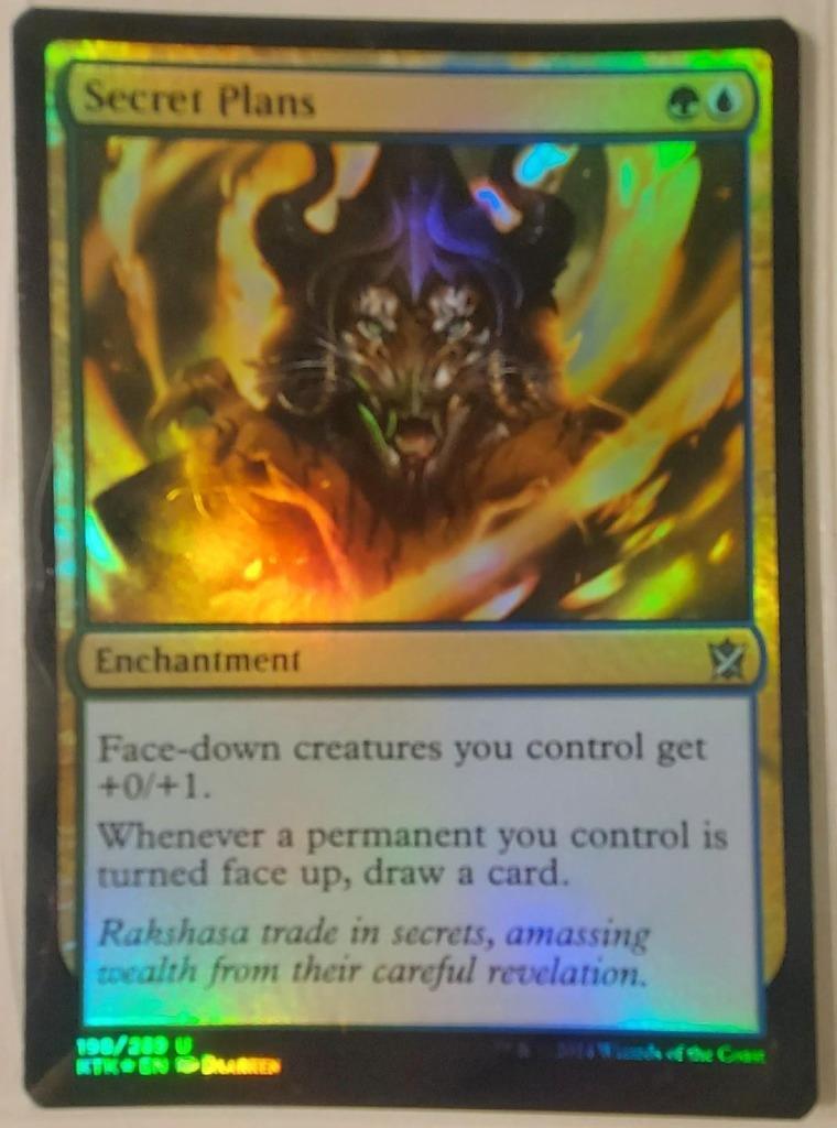 MTG 1x Secret Plans FOIL (NM) ~ Khans of Tarkir | eBay