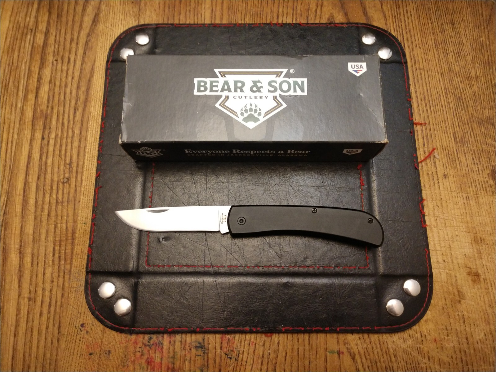 BEAR & SON Cutlery Farmhand Large Folding Knife 3.6"440 S.S. Blade 1.9 ...
