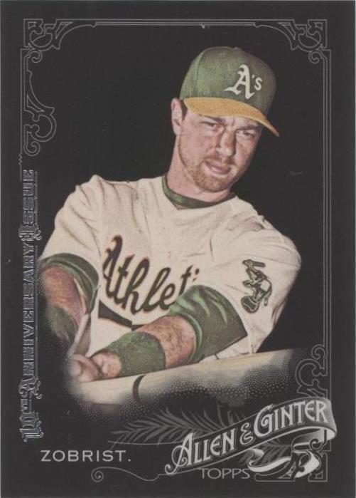 2015 Topps Allen & Ginter's - Ben Zobrist #321 X: 10th Anniversary ...