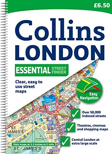 Collins London Essential StreetFinder: Clear, Easy to Use Street Maps ...