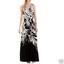 DR Collection Donna Ricco Sleeveless Floral Print Maxi Dress Size S, M ...