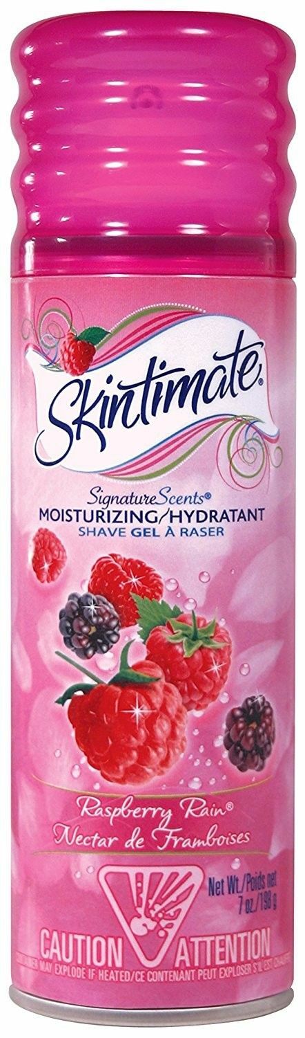 ( LOT 3 ) New Skintimate Signature Scents Shave Gel Raspberry Rain 7 oz ...