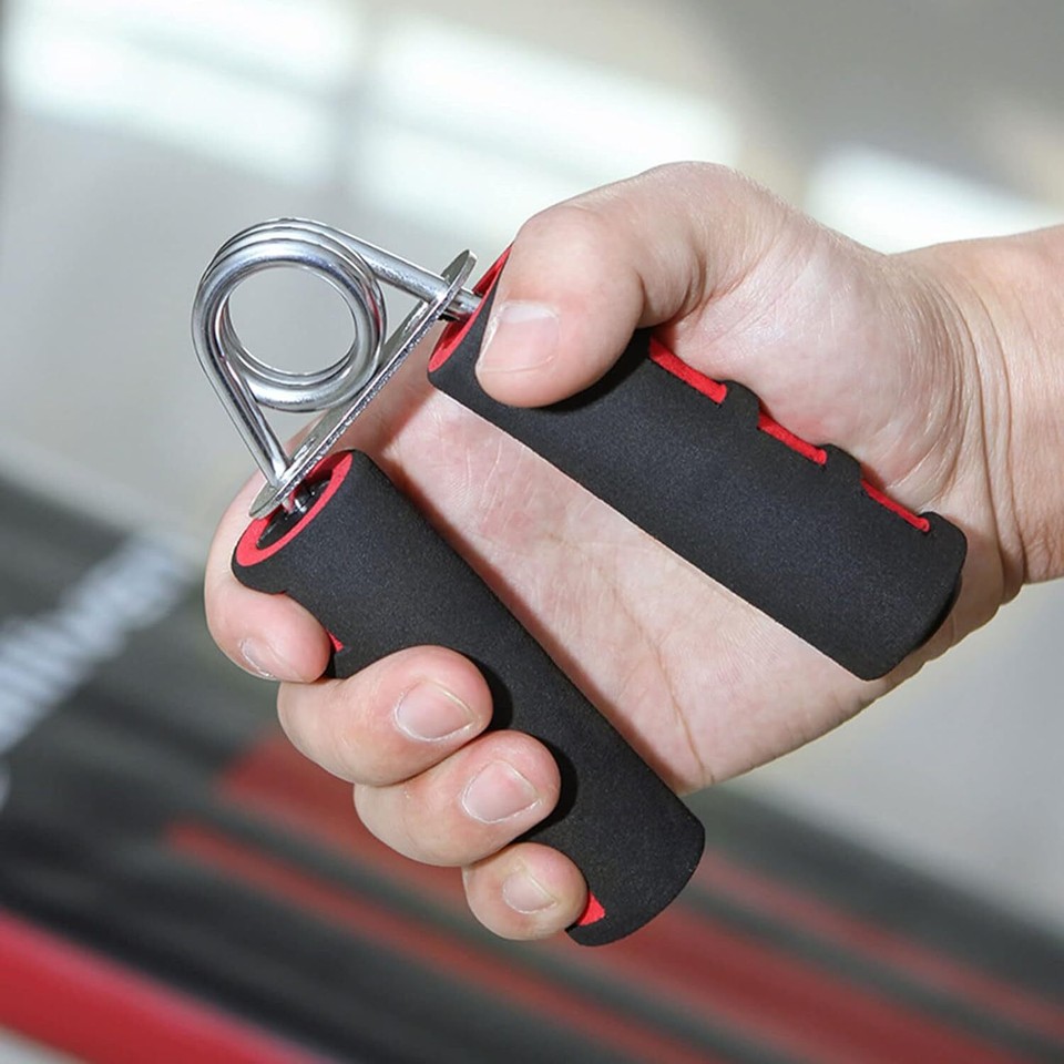 Hand Grip Strength Power Trainer Gripper Strengthener Gym Exerciser ...
