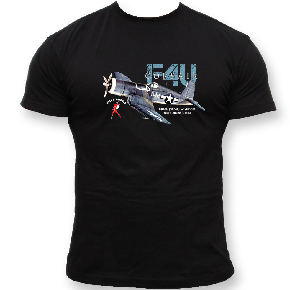 World War II Series Messerschmitt Stuka Heinkel Corsair Plane Men's T ...