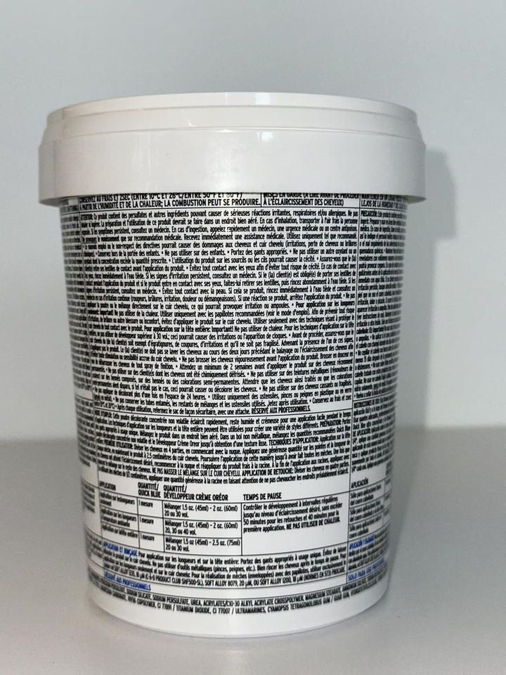 Quick Blue High Performance Bleach | Professional Hair Bleaching Powder ...