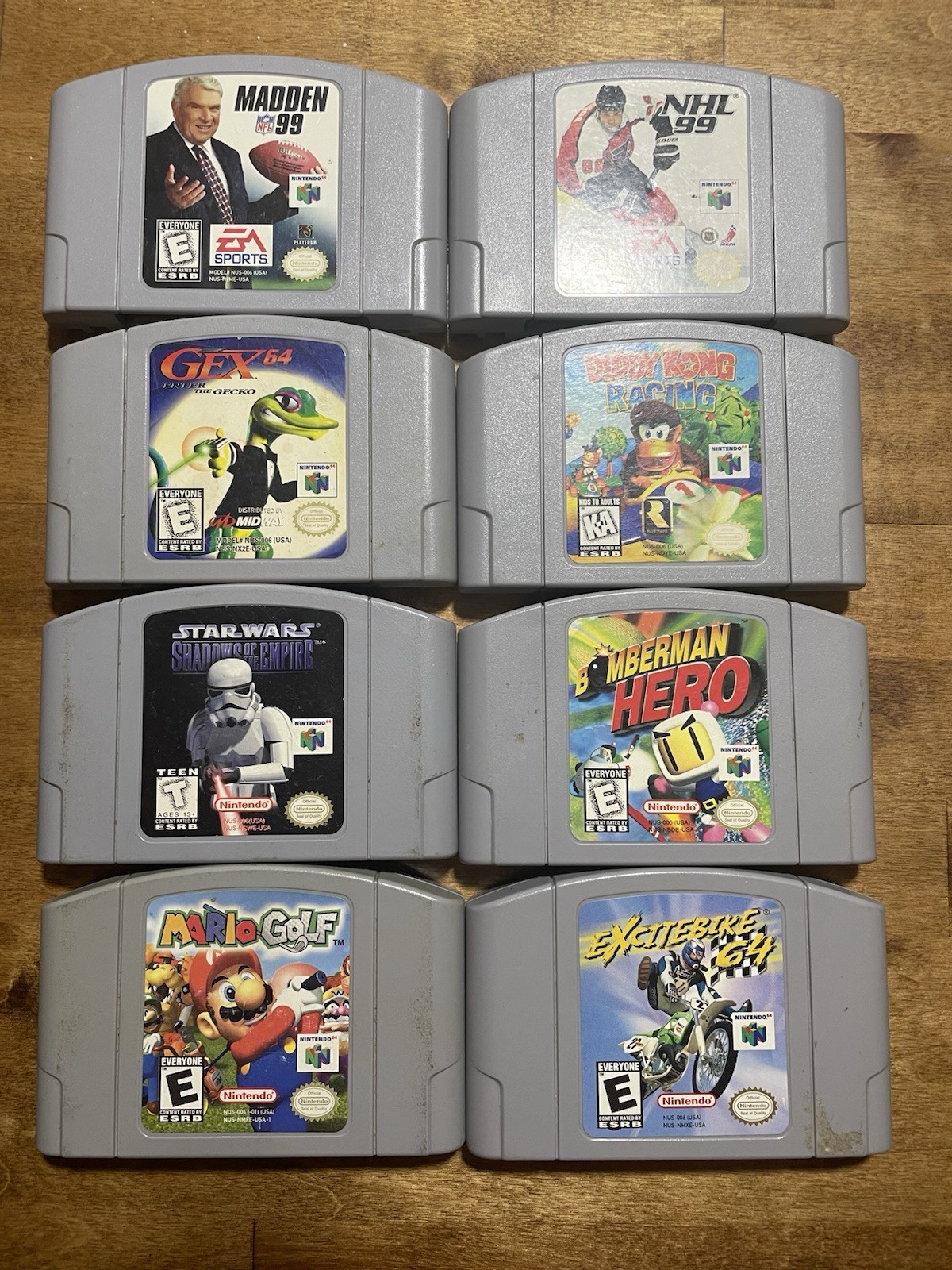 Nintendo 64 Game Collection (Diddy Kong Racing, Bomberman Hero, Mario ...