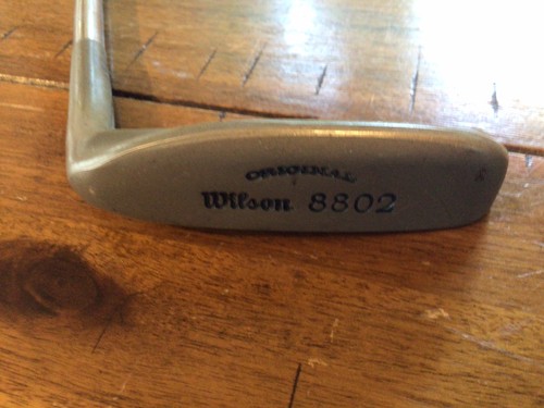 Vintage Wilson Staff Original 8802 Putter 36” Leather Wrap Grip Blade ...