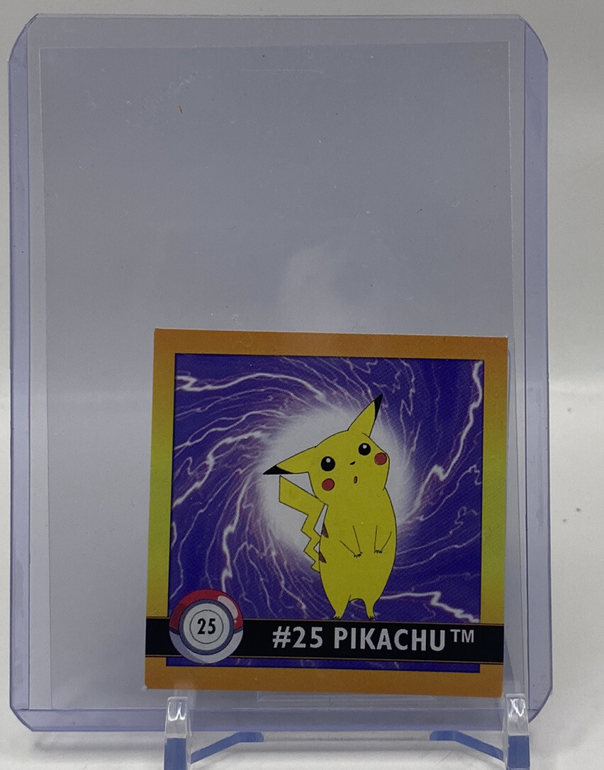 Vintage 1999 Pokémon Artbox Stickers Series 1 Pikachu #25 | eBay