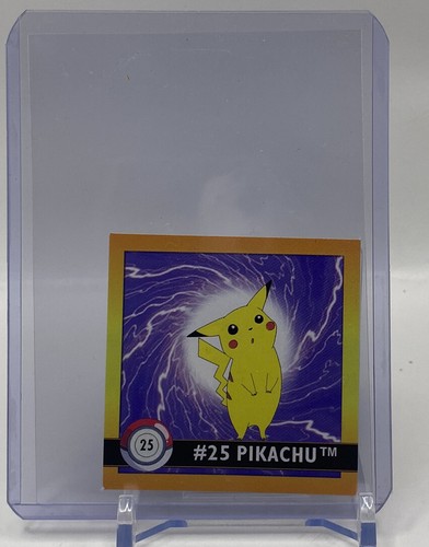 Vintage 1999 Pokémon Artbox Stickers Series 1 Pikachu #25 | eBay