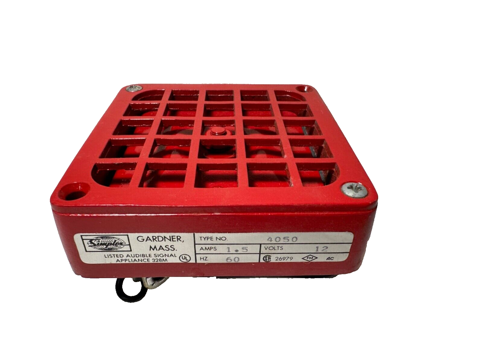 Vintage Simplex 4050 Fire Alarm 120vac 328m for sale online | eBay