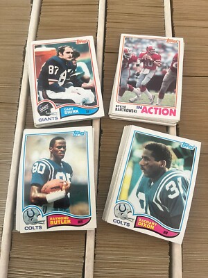 1982 TOPPS NFL FOOTBALL #201-#528 *YOU PICK/Choose Your Card* - Buy 1 ...