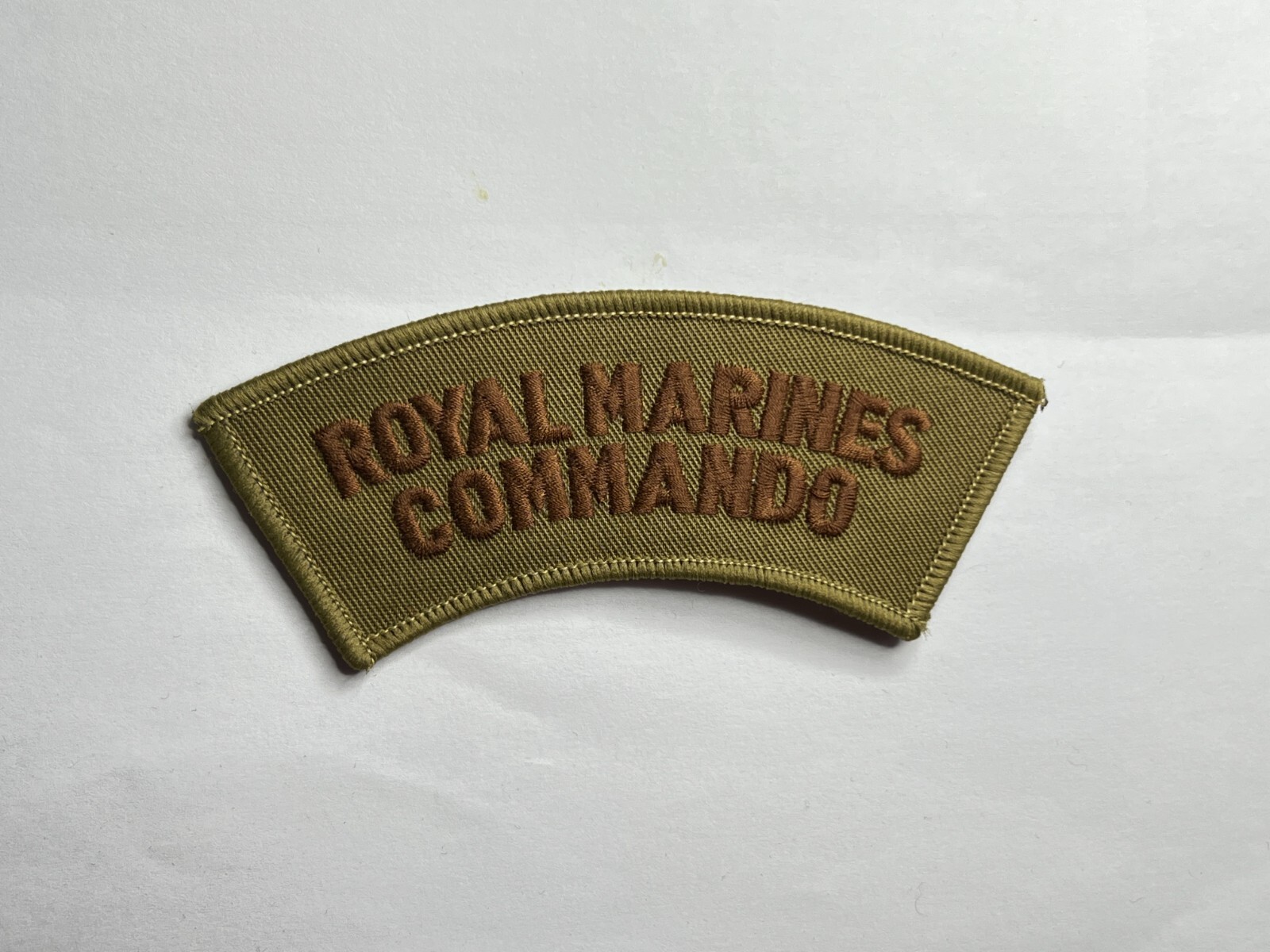 Royal Marines Commando shoulder patch Cloth Badge Khaki 11 x 4 cm's | eBay