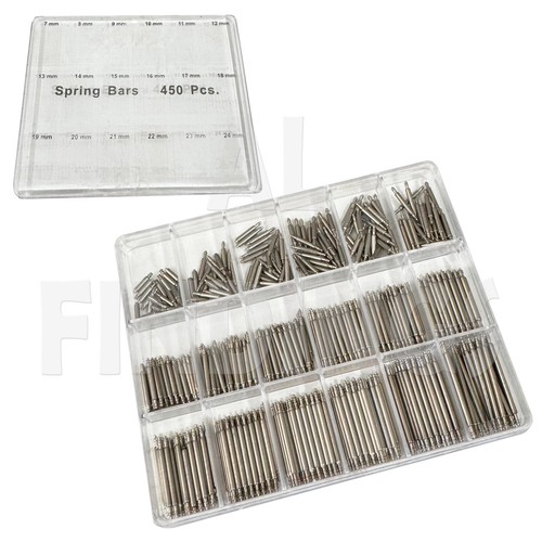 450x Assorted Watch Spring Bar Pins Strap Fitting 7mm-24mm | eBay UK