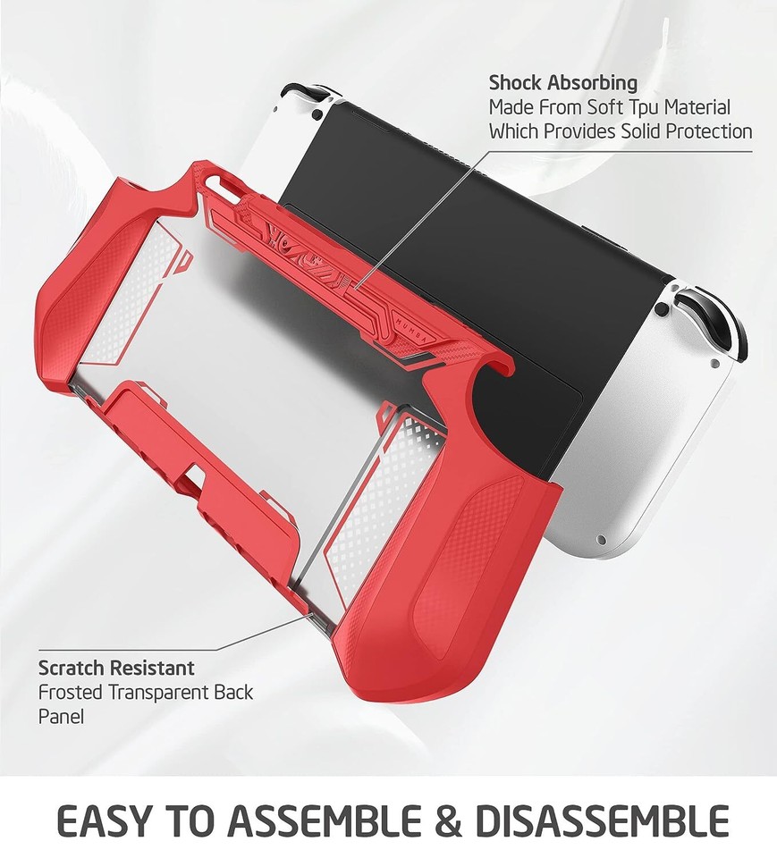 Mumba Dockable Case New for Nintendo Switch OLED 2021 TPU Ergonomics ...