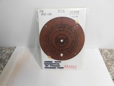 Authentic Vintage Replica RADIO DIAL #27-259 RCA for ACR-136 | eBay