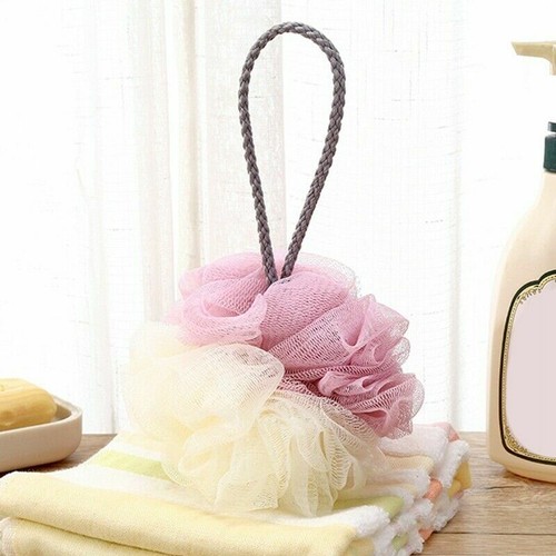 Bath Ball Scrunchie Bath Shower Body Puff Exfoliating Body Puff Two ...
