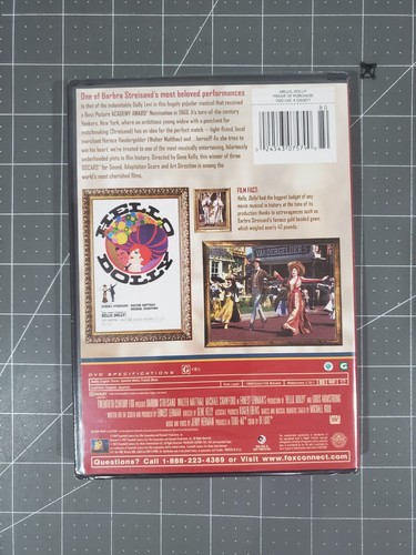Hello Dolly DVD New Sealed Barbra Streisand Walter Matthau Michael ...