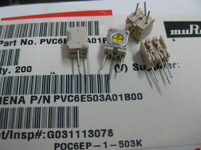 5x PVC6E503A01B00 Resistors Trimmer 50K OHM PC PIN TOP 1/2W | eBay