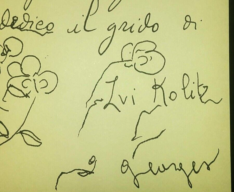 Zvi KOLITZ - Yossl Rakover si rivolge a Dio - Adelphi CON DEDICA D ...