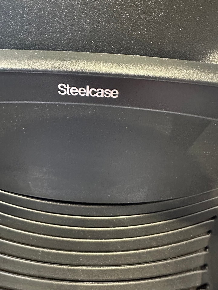Steelcase Leap V1 in Light Blue Multi-Color Fabric Finish | eBay