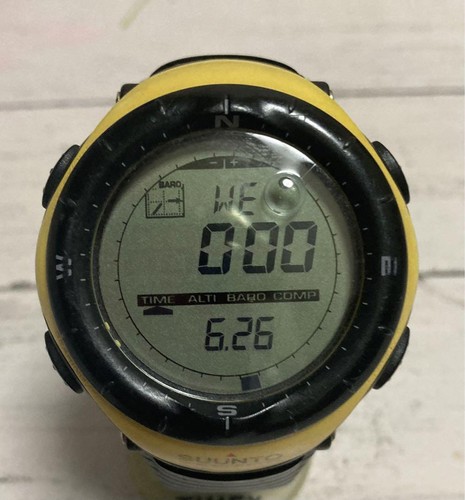 SUUNTO Vector Yellow Outdoor Digital Watch Altimeter Barometer Compass ...