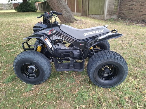 Quadzilla R100 QUAD 2 Stroke 100cc Super Condition Fast Black | eBay UK