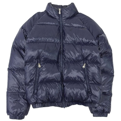 PYRENEX VINTAGE MYTHIC JACKET SHINY with Logo Patch Puffer Jacket Navy ...