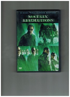 Matrix Revolutions 2 disk 1st DVD full price, Bid ($1.00) each ...