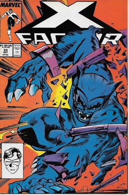 X-Factor Comic Book #33 Marvel Comics 1st Orphan Maker 1988 VERY HIGH ...