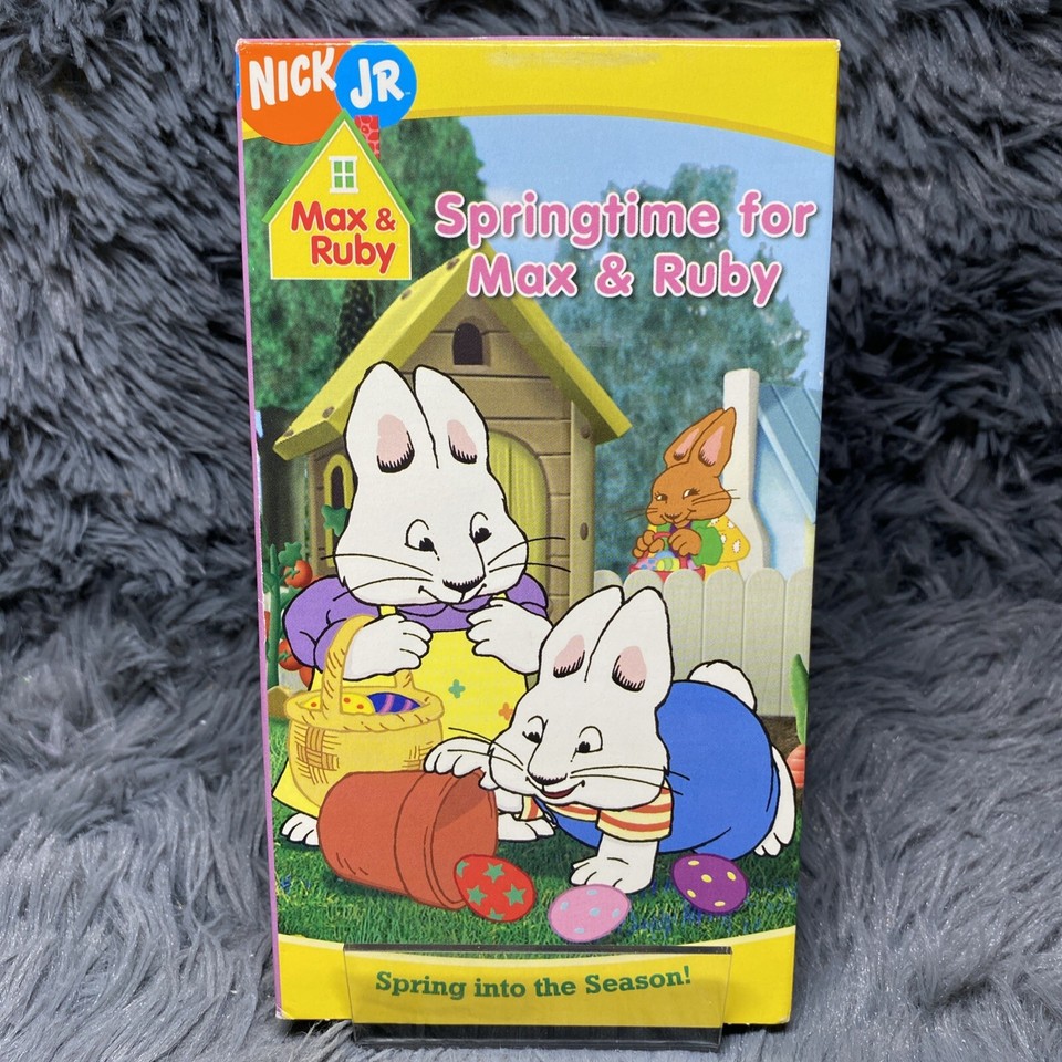 Springtime for Max & Ruby VHS Tape Kids Nick Jr 2005 Nickelodeon ...