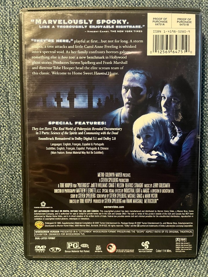 Poltergeist/ Poltergeist II/ Poltergeist III (DVD Lot). (Poltergeist ...