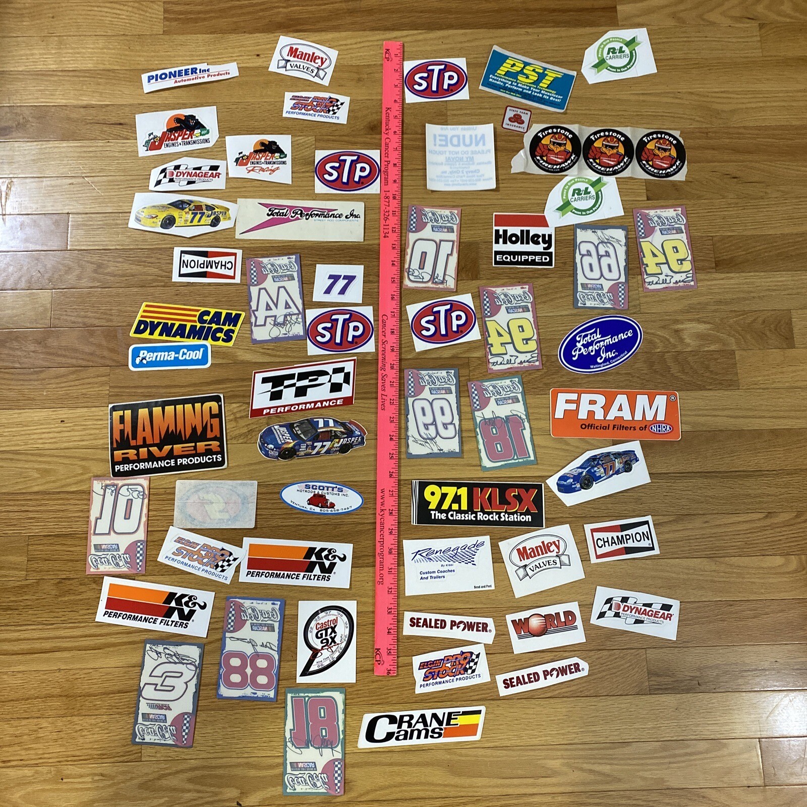 Huge Lot Of Modern And Vintage Hot Rod Stickers Automotive Racing ...