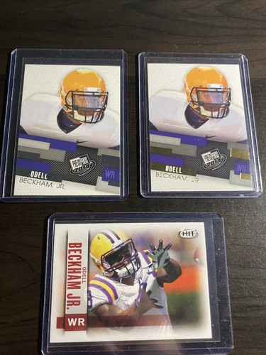 Lot Of 3 Odell Beckham Jr. ROOKIE CARDS 2014 T1-181 | eBay