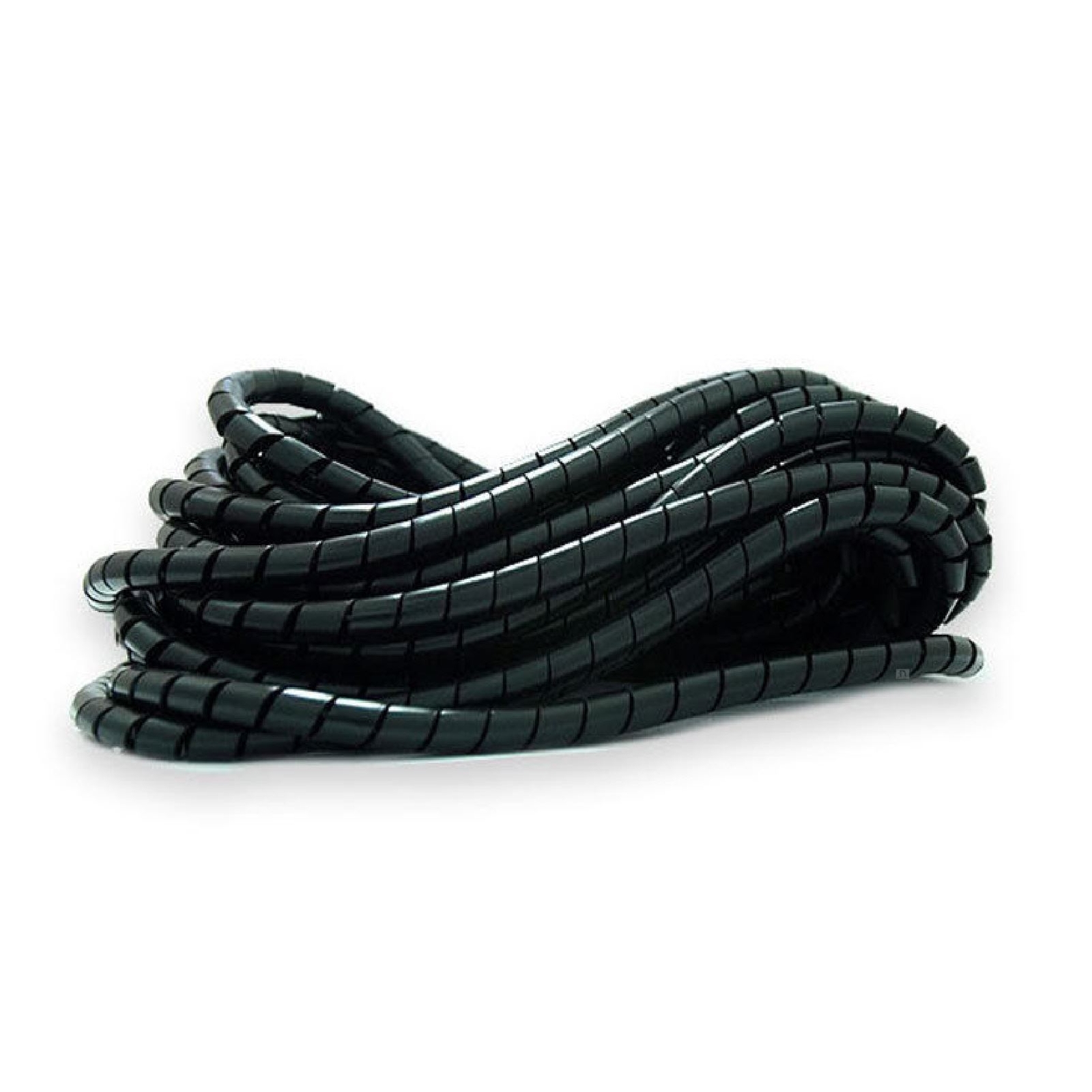 Black Spiral Cable Wrap Wire Loom Tidy for Computers, Televisions ...