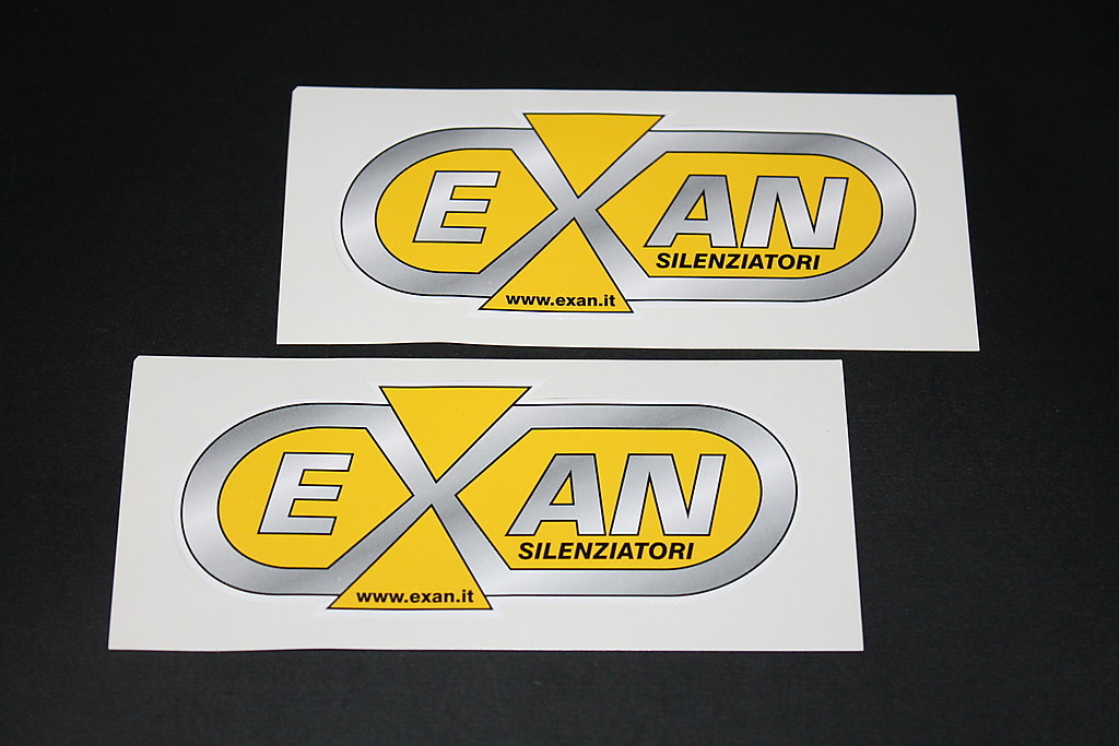 #367 EXAN Auspuff Exhaust Muffler Aufkleber Sticker Decal Autocollant ...