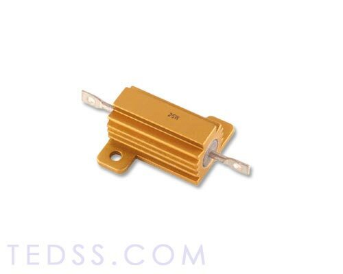 LOT OF TEN RH25-.6-1% DALE resistor 0.6 Ohm 25W 1% Aluminum Housed | eBay