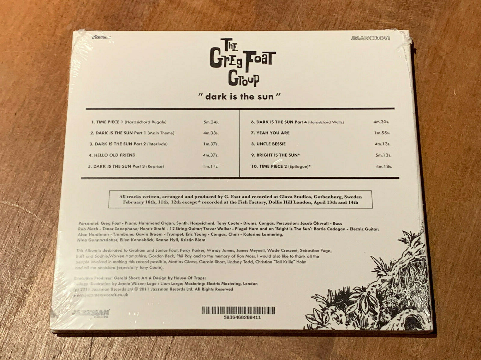 Dark Is the Sun [Digipak] * by Greg Foat/The Greg Foat Group (CD, May ...
