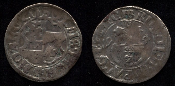 [9670] - Solms – Lich, Grafschaft, Halbbatzen zu 2 Kreuzer 1594, Wappen ...