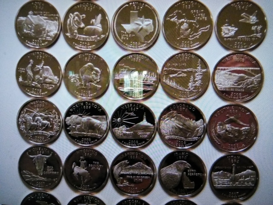 1999-2009 -D US STATE QUARTERS- COMPLETE BU UNC SET-56 COINS | eBay
