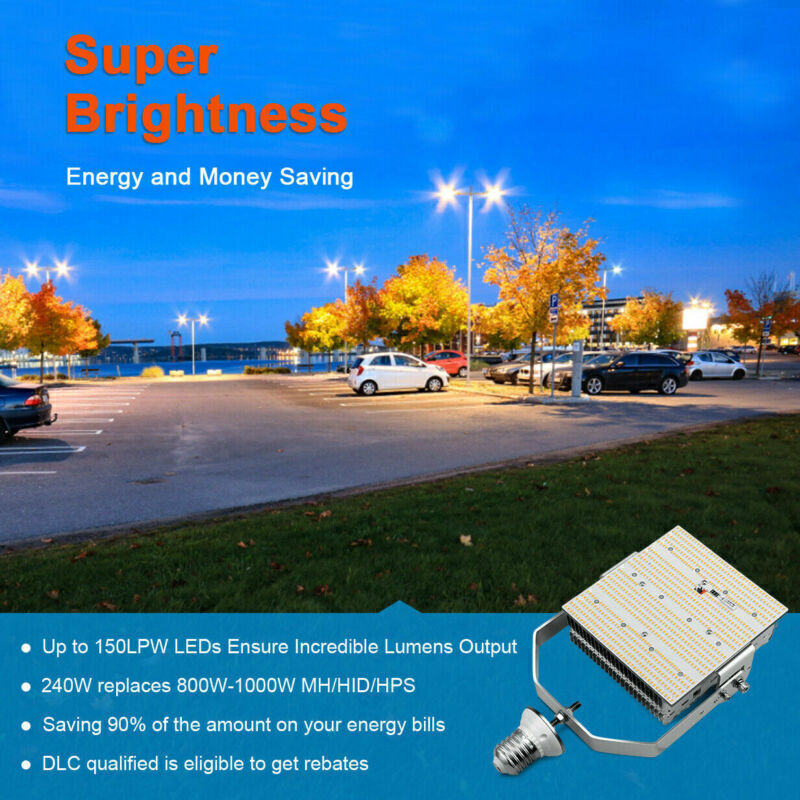 480V 240W LED Retrofit Kits Street Shoebox Lights Fixture 5700K E39 ...